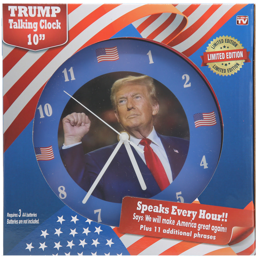 Limited Edition President Trump Talking Clock! 2 Pack – TalkingTrumpClock